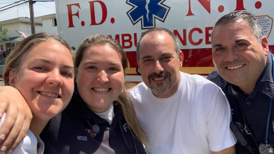Dad Thanks FDNY Medics after Father's Day Heart Attack | Firehouse