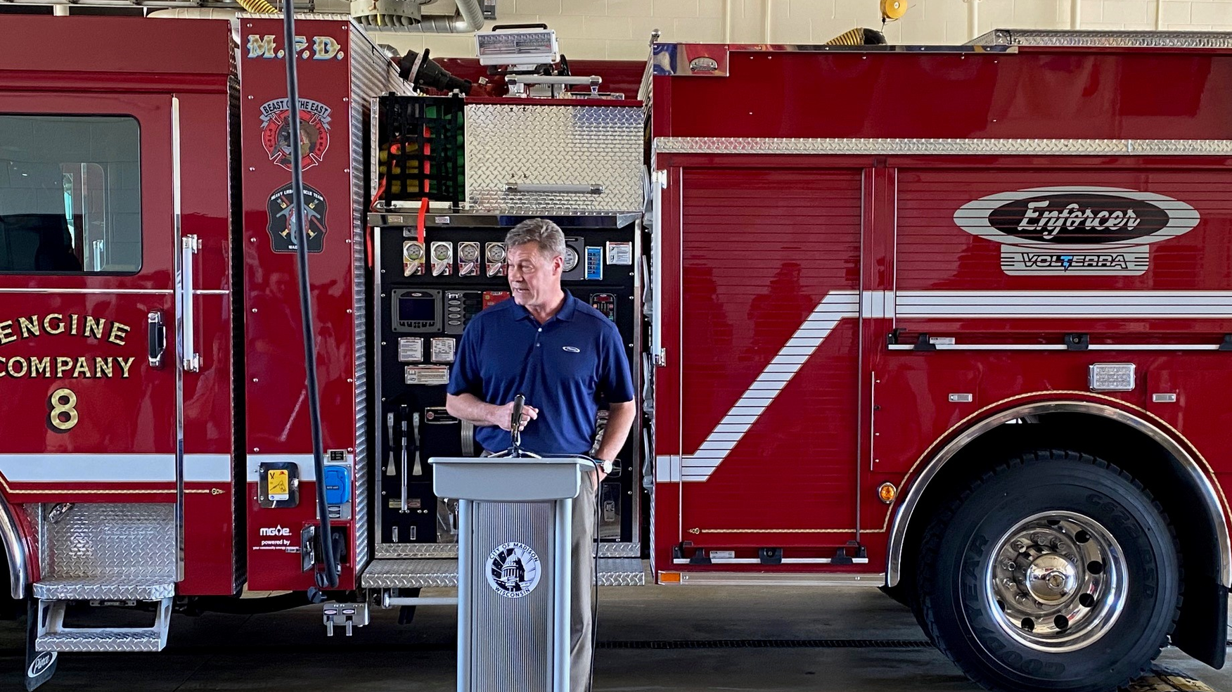 Pierce Fire Truck Responding