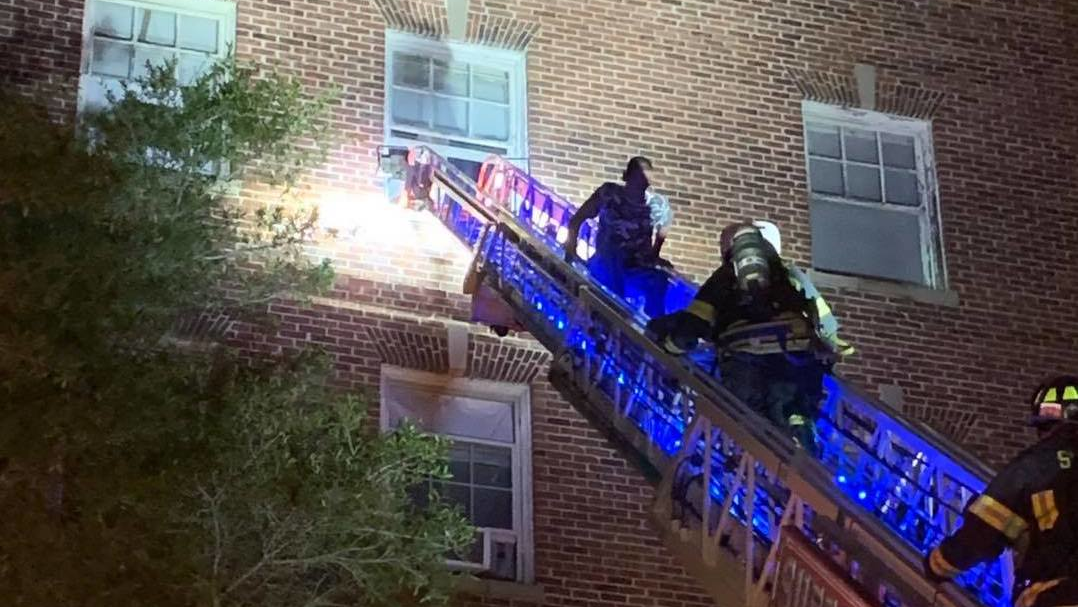 VA Firefighters Rescue Five from Burning Apartment Building | Firehouse