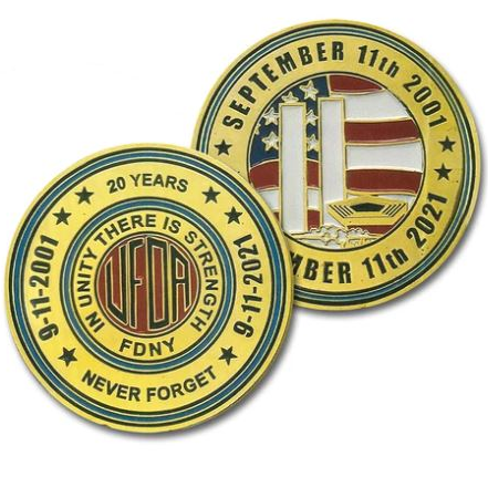 Uniformed Fire Officers Unveil Coin to Honor 9/11 Heroes | Firehouse