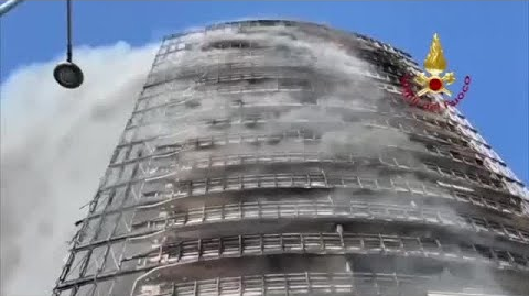 Inferno Engulfs High-Rise in Italian City | Firehouse