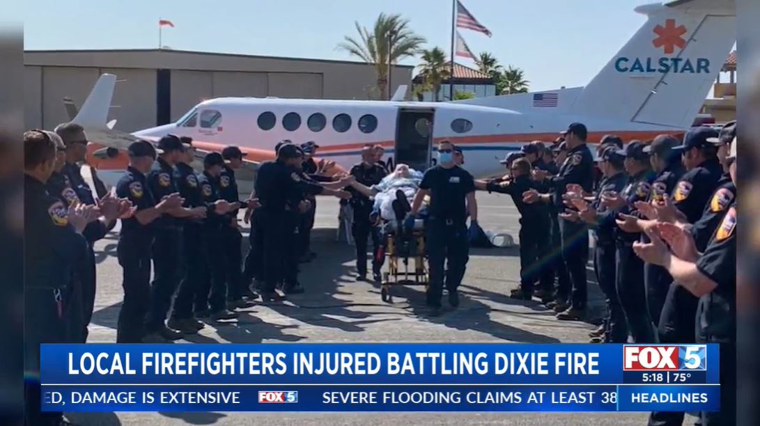 Seriously Injured CA Firefighter Released from Hospital | Firehouse