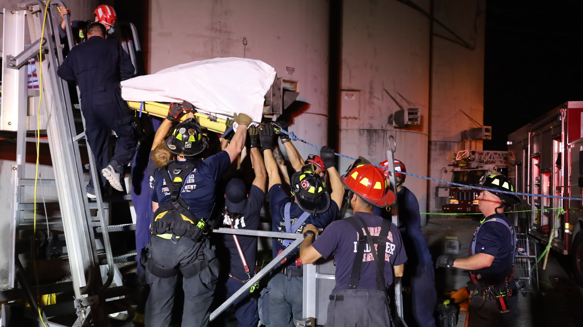 IN Firefighters Recover Worker Who Died Inside Silo | Firehouse