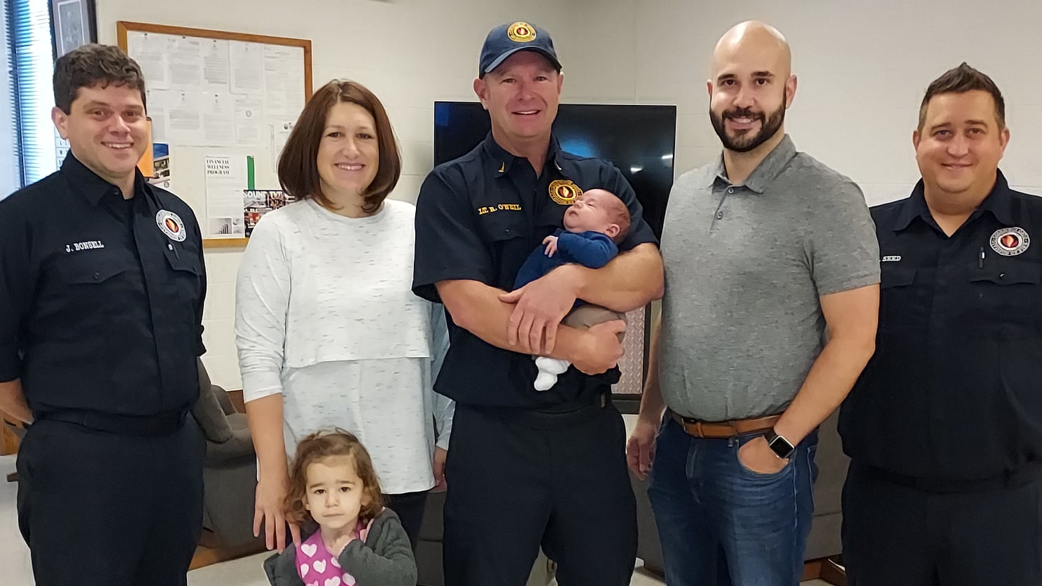 Firefighters Meet Baby They Delivered on OH Roadway | Firehouse