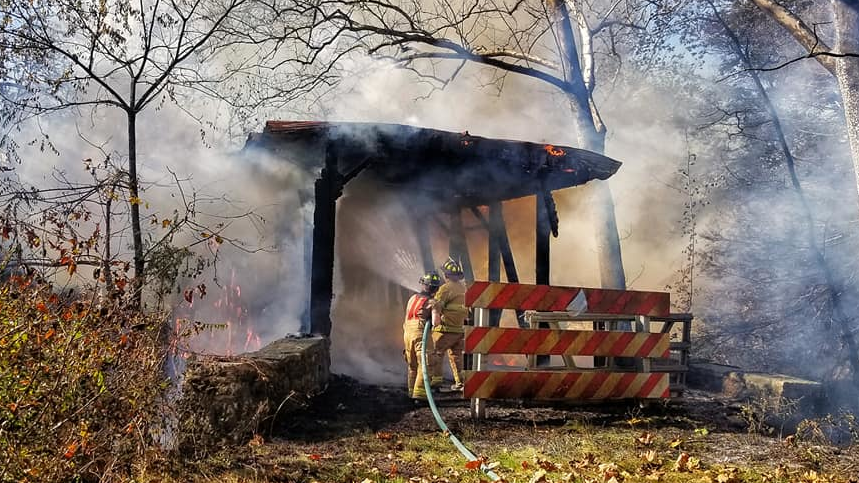 Historic PA Covered Bridge Burns in Suspected Arson | Firehouse