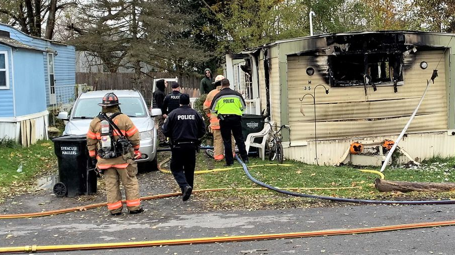 Cops Use Taser on Combative Man at NY Fire | Firehouse