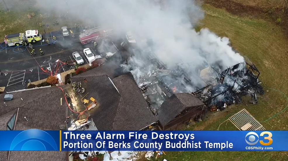 Fire Destroys Buddhist Temple in PA | Firehouse