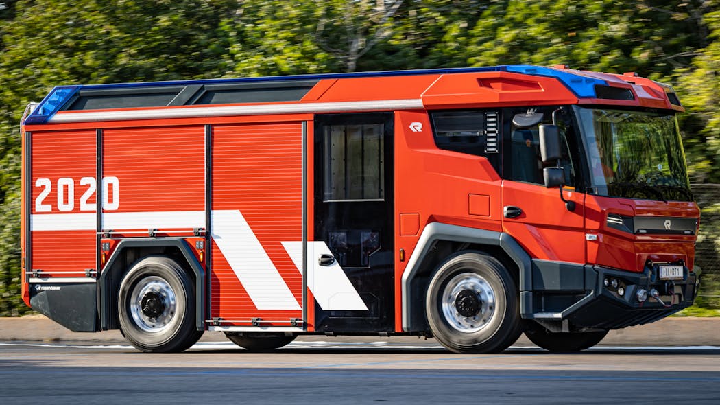 Rancho Cucamonga, CA, Purchases Rosenbauer Electric Fire Apparatus ...