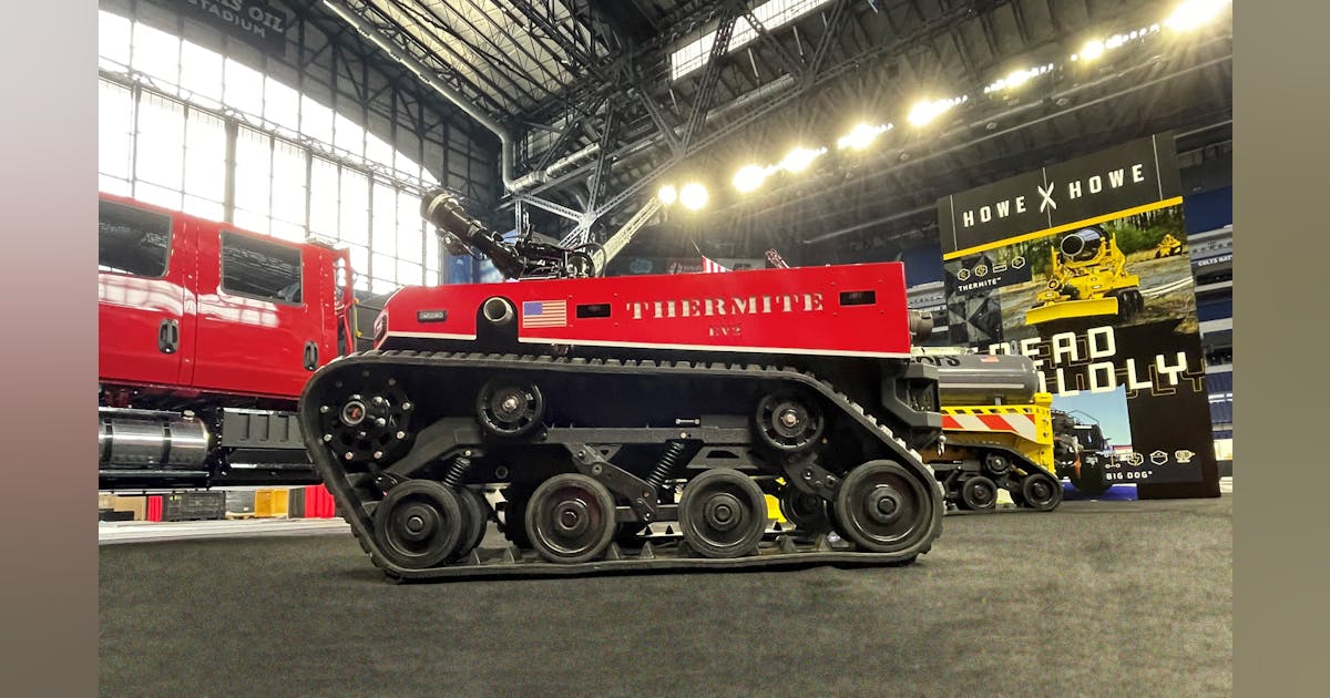 Thermite Ev2 Electric Firefighting Robot From Howe And Howe Firehouse