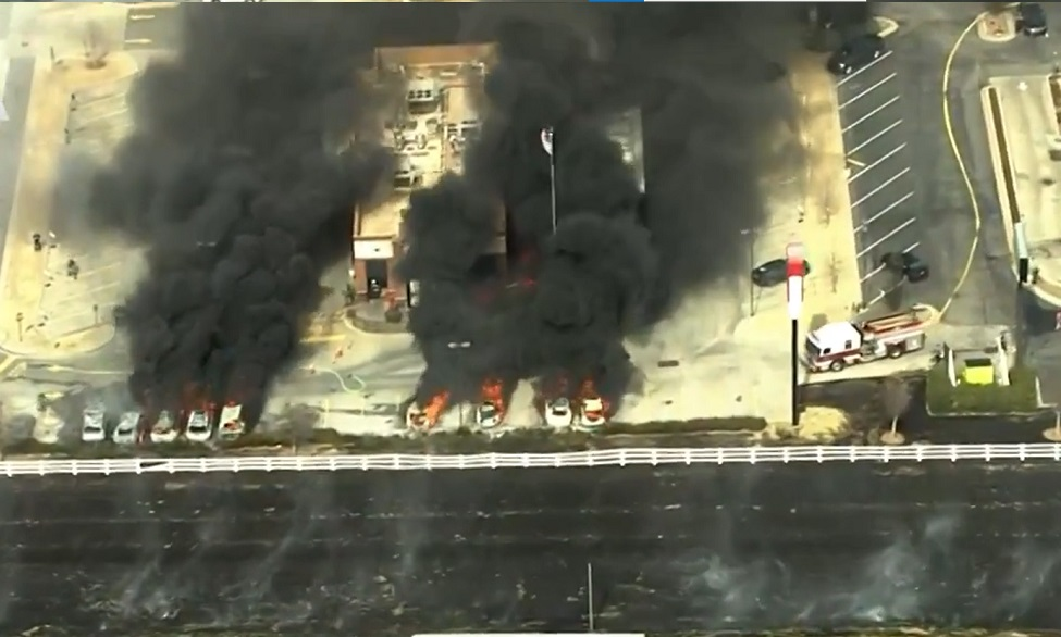 Oklahoma City Grass Fire Destroys Multiple Cars in Chick-Fil-A Parking ...