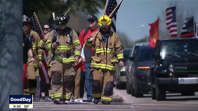140-Mile Walk Honors TX Firefighters Who Died of Cancer | Firehouse