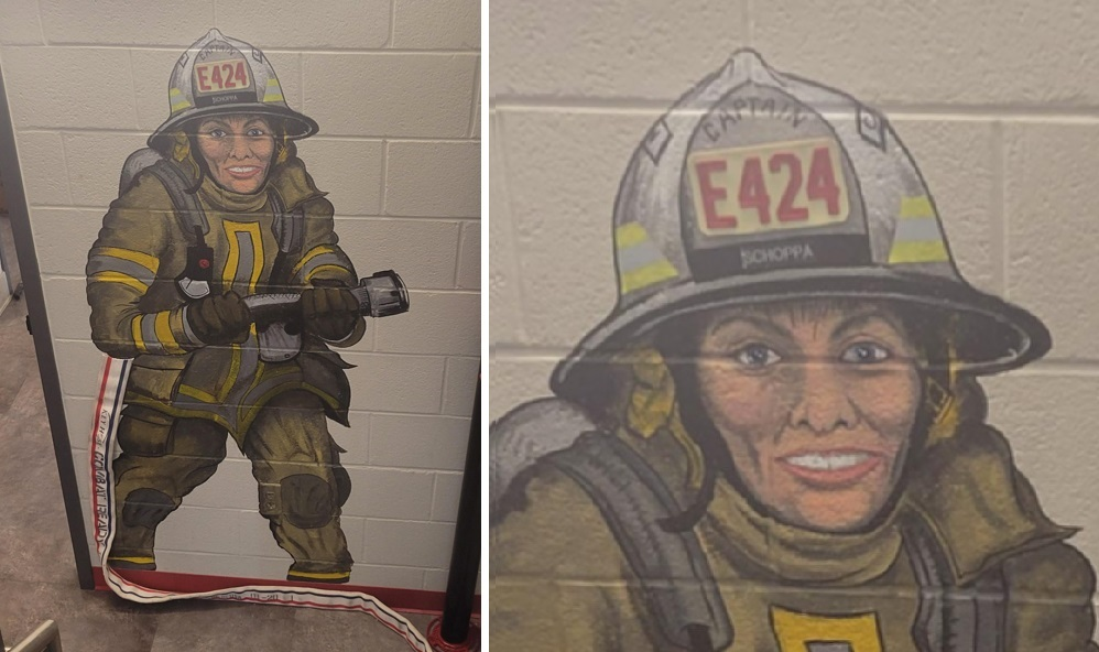 Mural Painted to Honor VA LODD | Firehouse