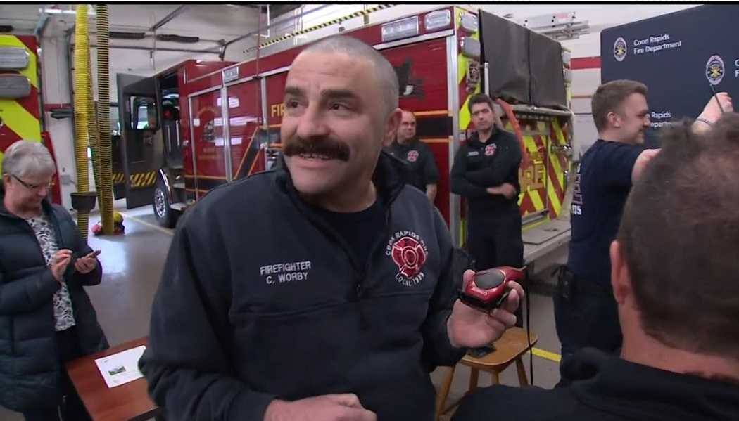 Coon Rapids Fire Department Goes Bald for a Fellow Firefighter Battling ...