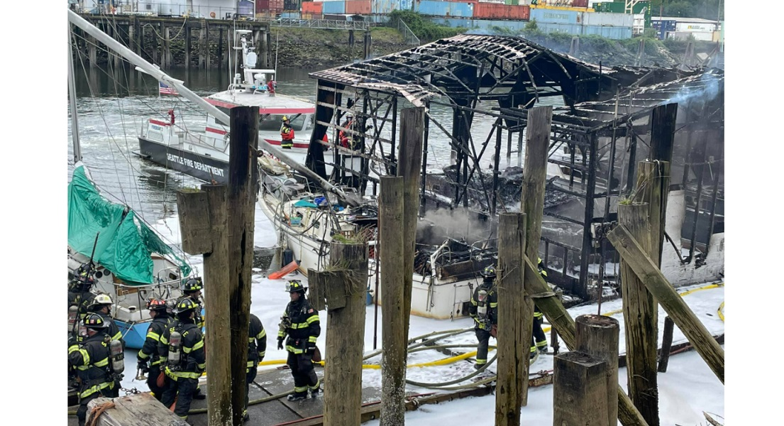 WA Man Dies, Multiple Boats Destroyed at Duwamish Waterway boathouse ...