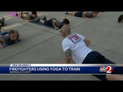 Seminole County FL Firefighter Recruits Participate in Yoga Training ...