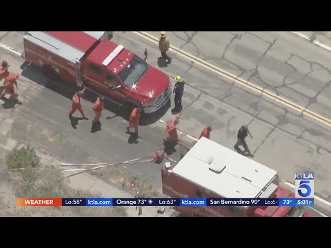 Flash Fire in Los Angeles County Inmate Firefighter Vehicle Injures Six ...