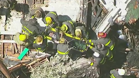 Detroit FFs Rescued After Building Collapse | Firehouse