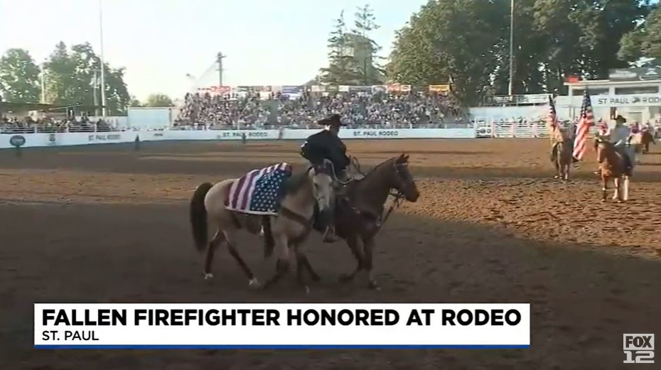 St. Paul OR Rodeo Honors Firefighter Austin Smith Killed in Barn Fire ...
