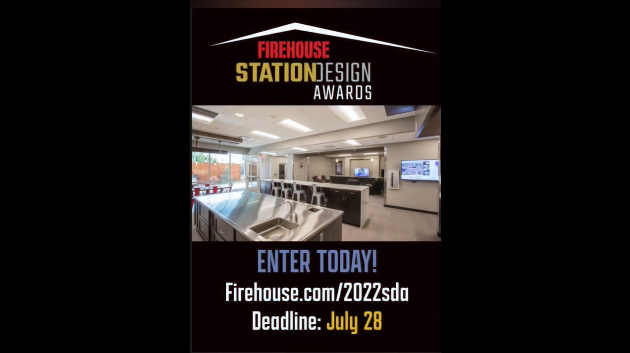 The deadline for the prestigious 2022 Firehouse Station Design Awards ...