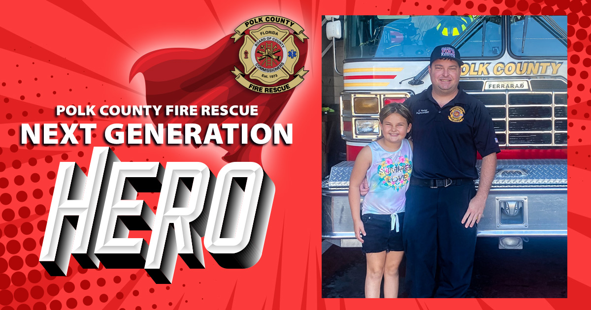 Daughter of FL FF Hailed as Hero - Polk County Fire Rescue member Chris ...