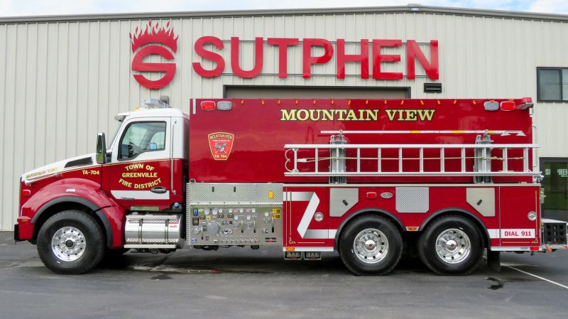 Greenville Fire District Port Jervis, NY, Tanker Built by Sutphen ...