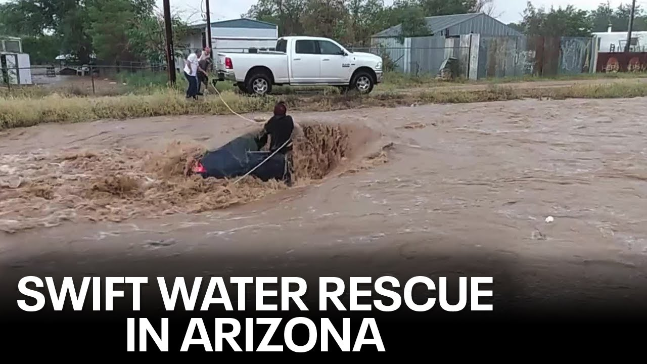 Watch: Good Samaritans Pull Off Dramatic AZ Swiftwater Rescue | Firehouse