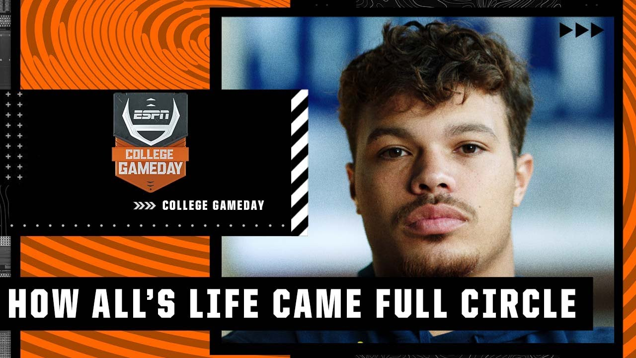 University of Michigan football player Erick All is reunited with the ...