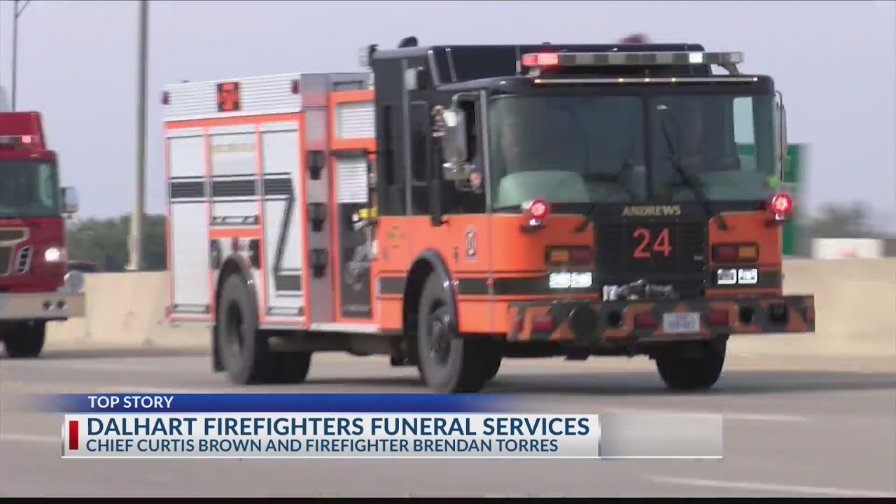 TX Chief, Firefighter Laid to Rest; Fire Trucks Lead Procession | Firehouse