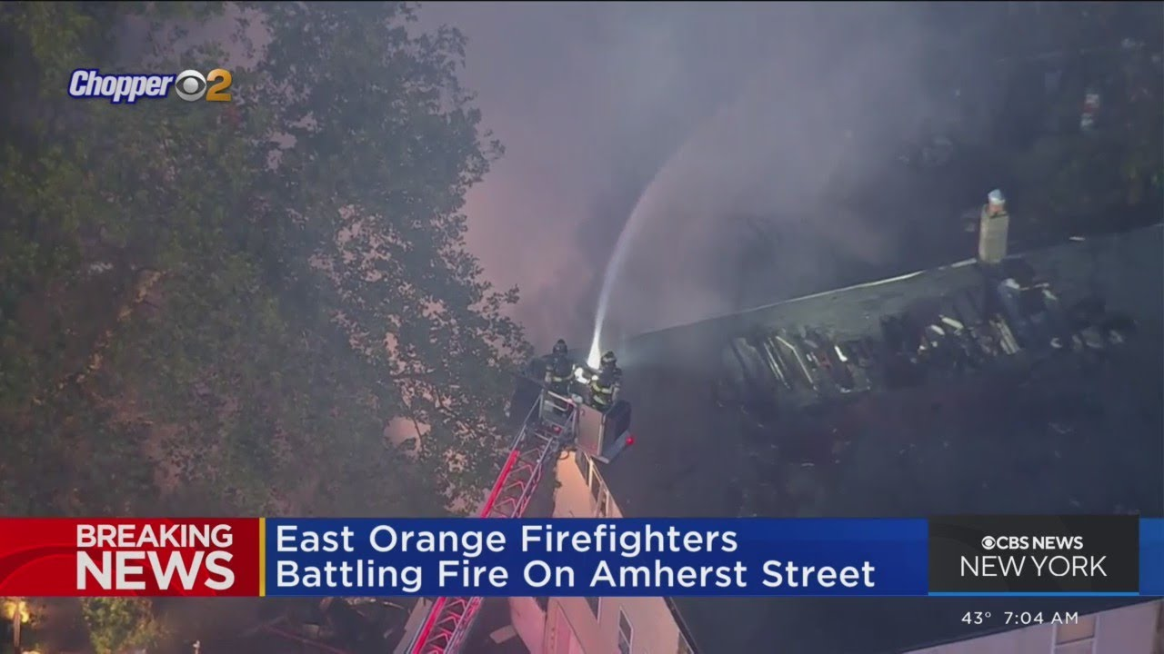 East Orange, NJ Firefighters Tackle Blazes Burning in Multiple ...