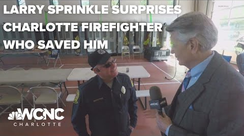 WCNC Meteorologist Larry Sprinkle Lauds Retiring Charlotte Firefighter ...