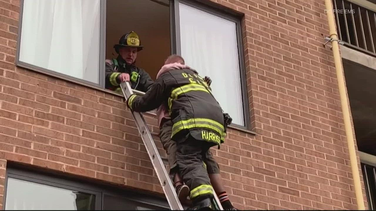 DC Firefighter Rescue Seniors from 8-Story Building | Firehouse