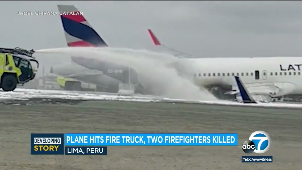 Two Peruvian Firefighters Die When Plane Hits Fire Apparatus | Firehouse
