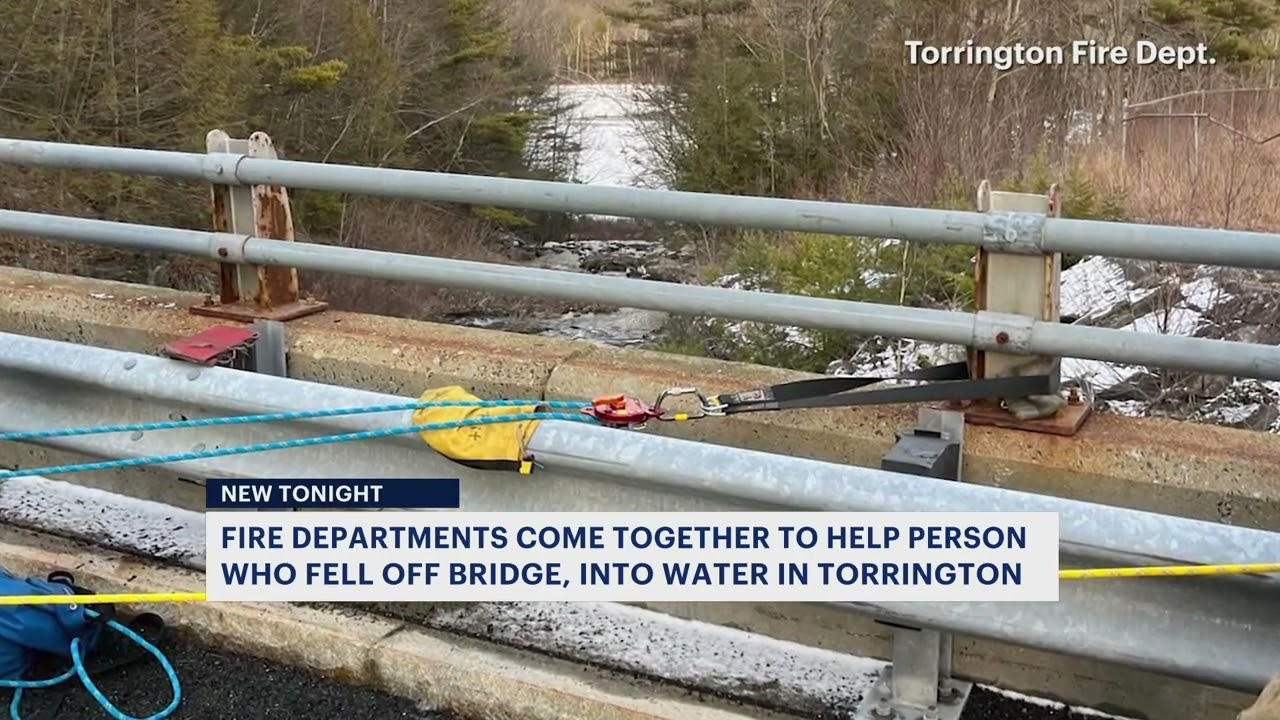 Torrington, CT Firefighters Rescue Woman who Fell from Bridge into ...
