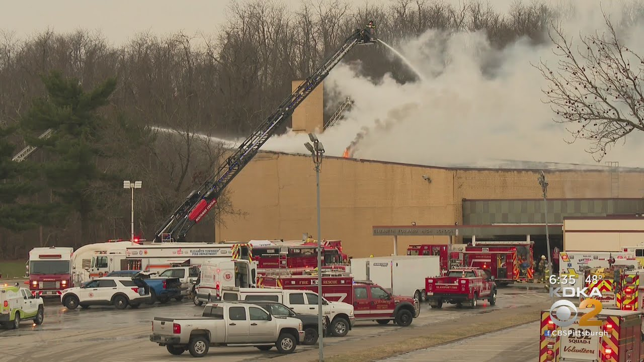 Four-Alarm Battled at Elizabeth Forward High School in Elizabeth ...