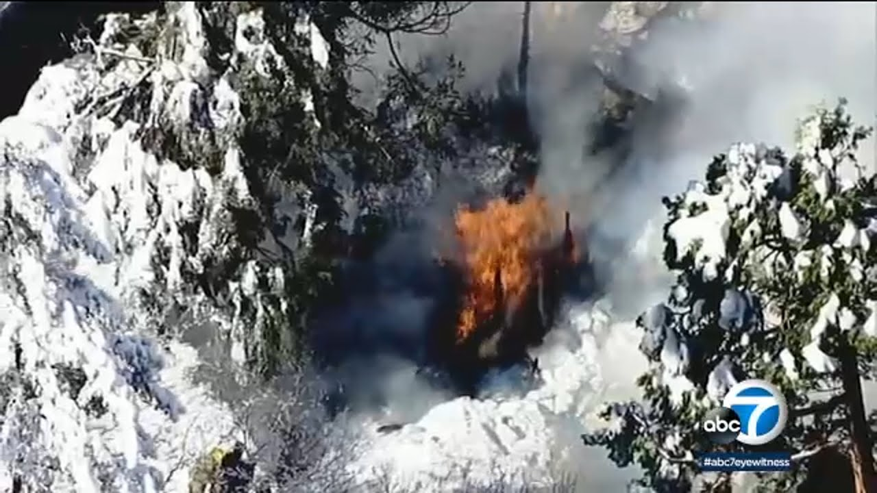 Firefighters Can't Reach Gas-Fed Fires in San Bernardino Mountains ...