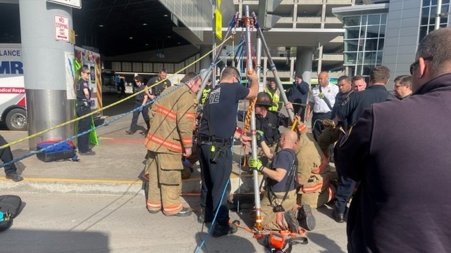 Syracuse NY Firefighters Rescue Woman Who Fell into Sewer | Firehouse