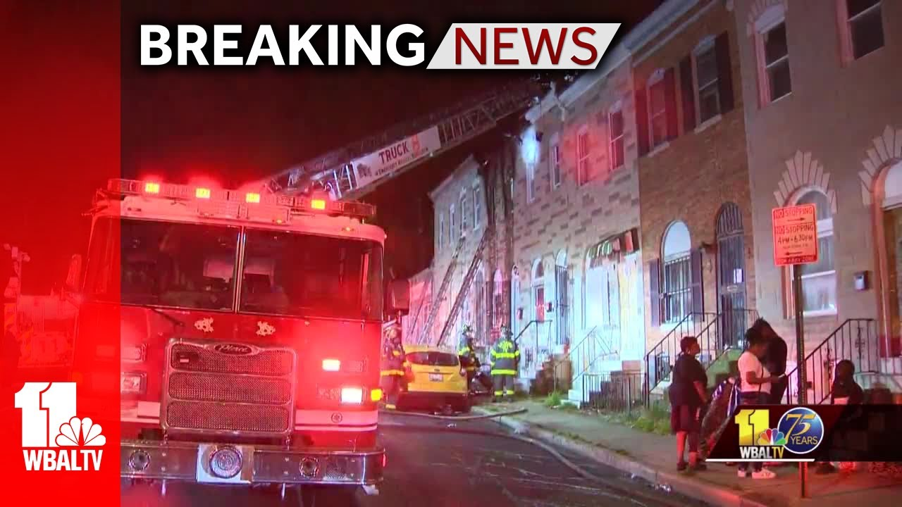 Four Children Hurt in Baltimore Rowhouse Fire | Firehouse