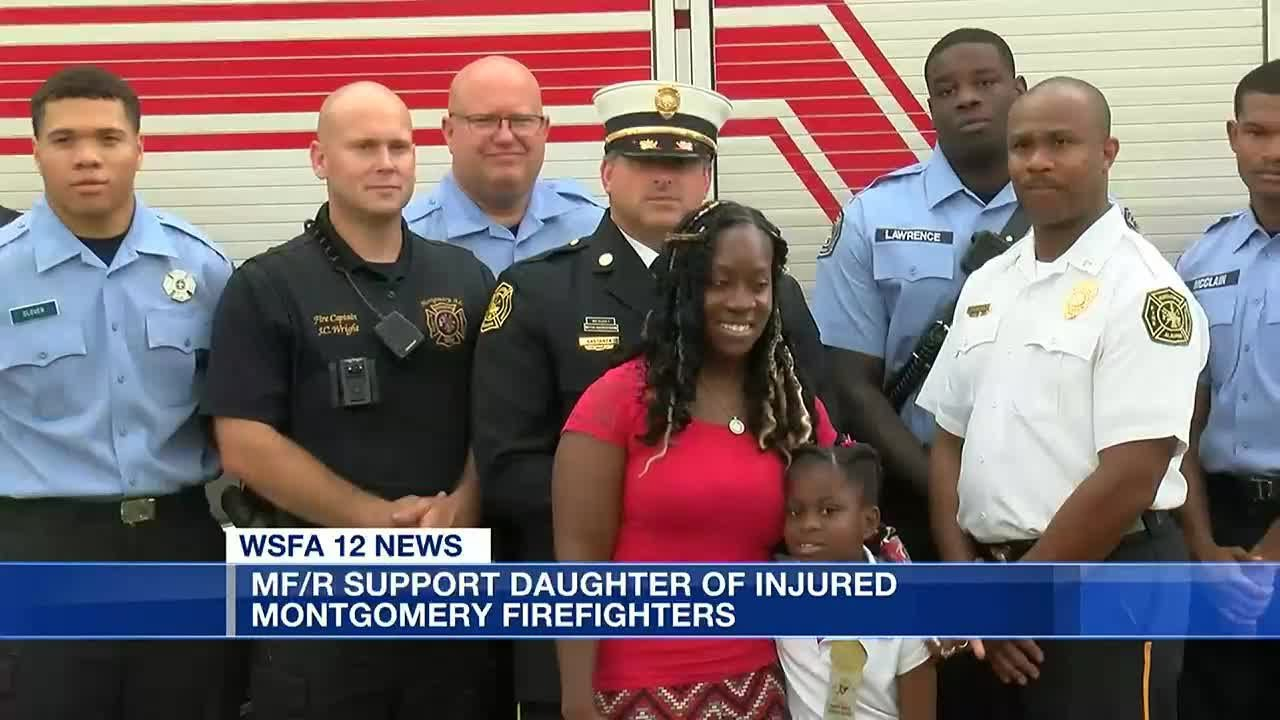 Montgomery County AL Firefighters Support Daughter of Seriously Injured ...
