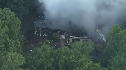 Naval Air Station Firefighter Calls 'Mayday' After Falling Through ...