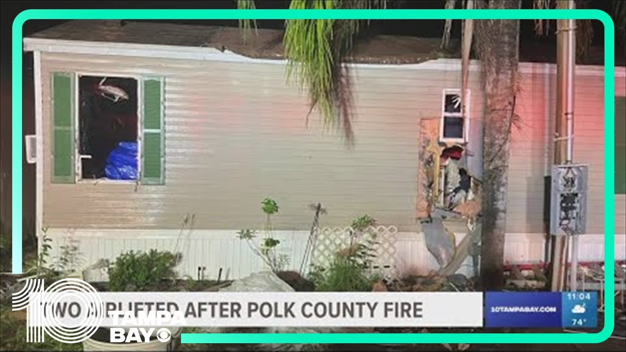Polk County, FL Firefighters Rescue Man from Mobile Home Fire | Firehouse