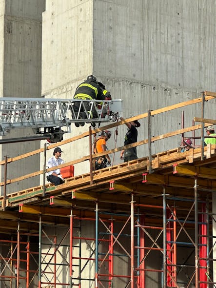 Denver Firefighters Pull Off High-Angle Rescue | Firehouse