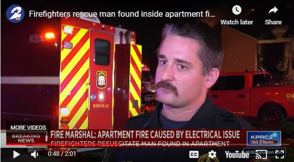 TX Firefighters Pull Unconscious Man From Burning Apartment | Firehouse