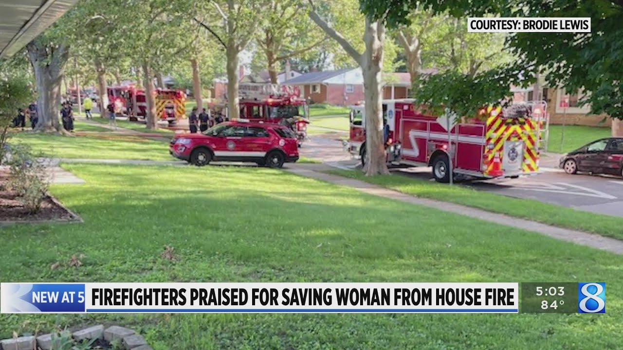 Grand Rapids MI Firefighters Save Woman Trapped in Home | Firehouse