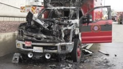 Cause of Escondido CA Fire Department Ambulance Fire Remains Under ...