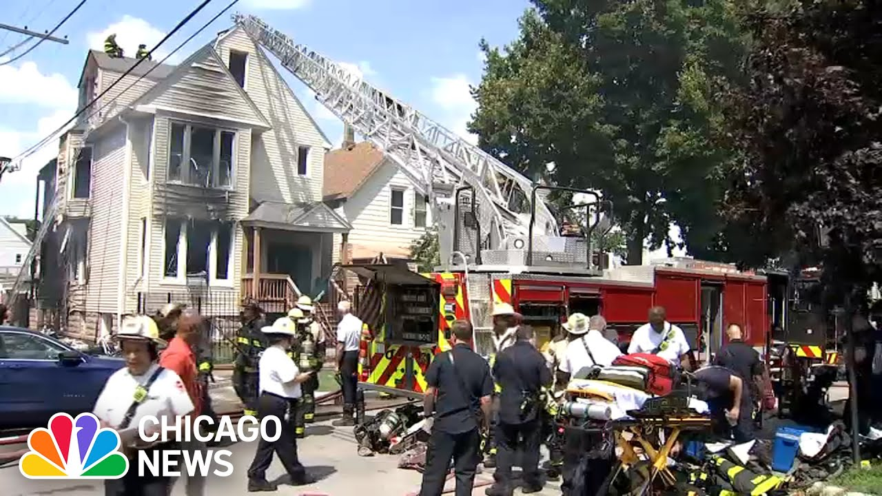 Mayday Called at Chicago House Fire | Firehouse
