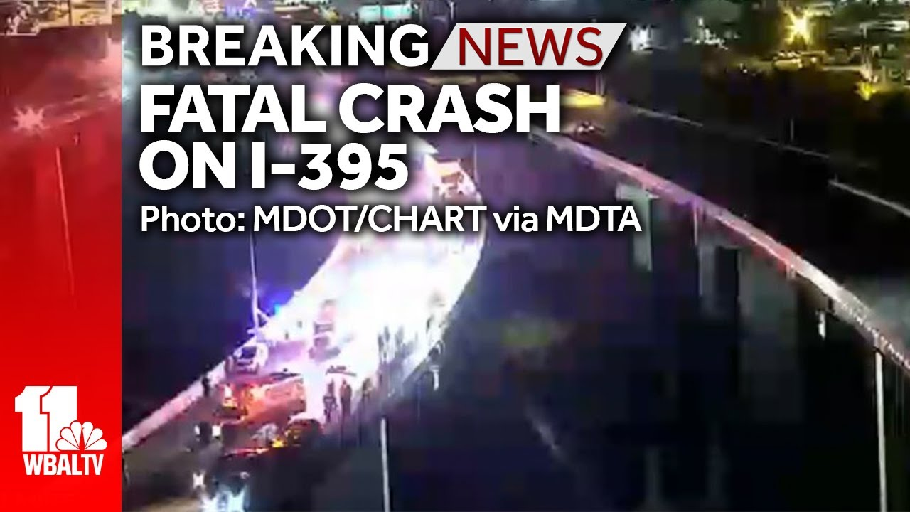 Person Thrown from Bridge Killed after Wreck into Baltimore Crash Scene ...