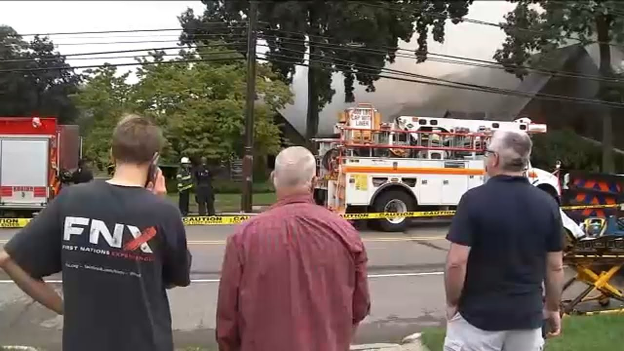 Montclair NJ Firefighters Injured Operating at Historic Church Blaze ...