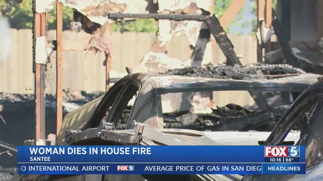 Santee CA Woman Dies In House Fire | Firehouse