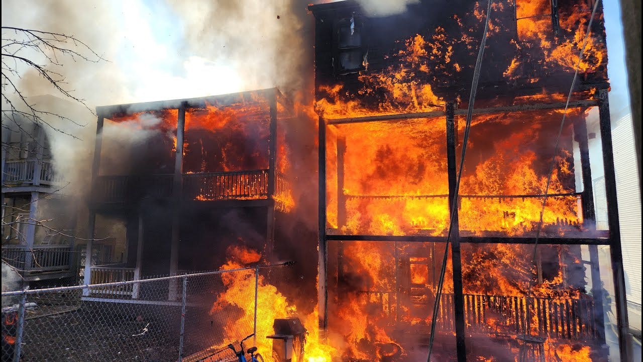 Chelsea, MA, Firefighters Rescued from Second Floor | Firehouse