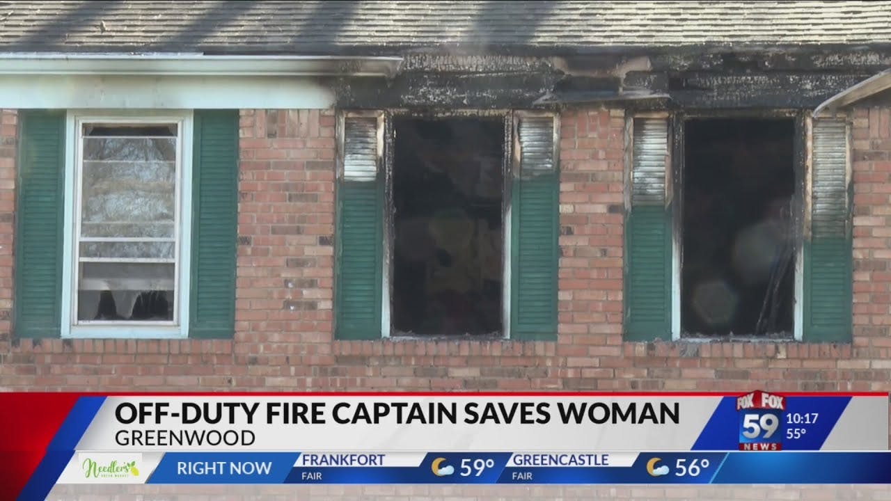 Off-duty Indianapolis Firefighter Saves Woman from House Fire | Firehouse